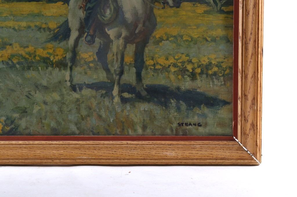 1893-1957 Slow Poke Lithograph by Ray C. Strang