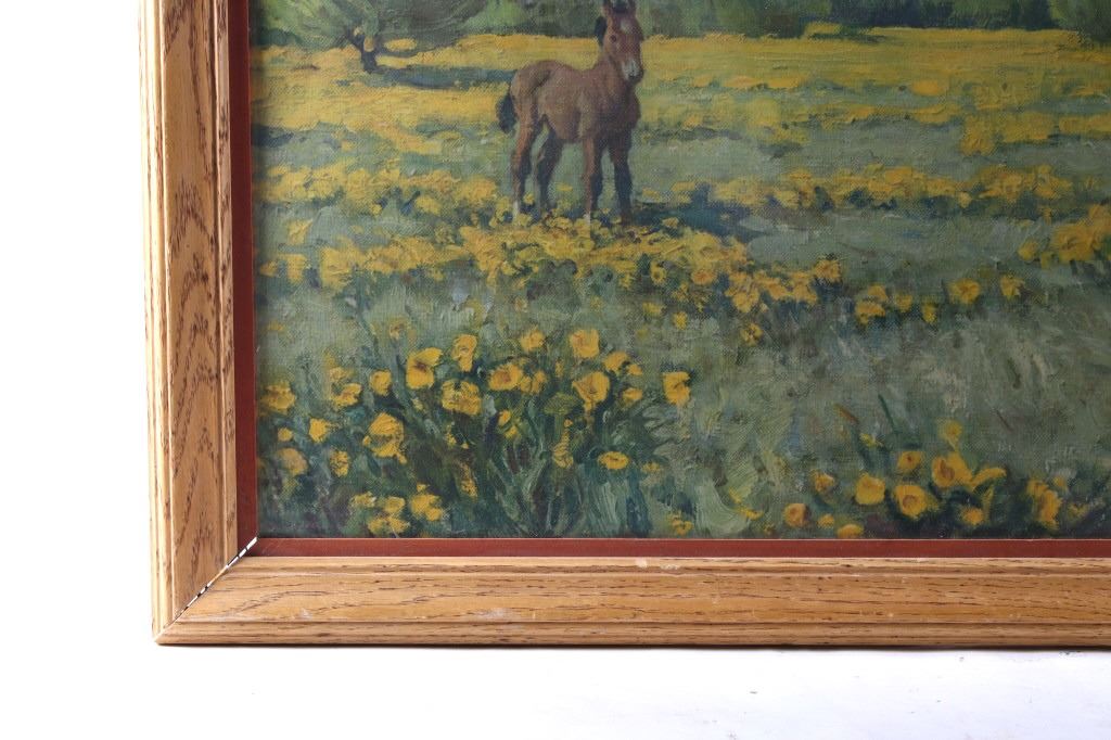 1893-1957 Slow Poke Lithograph by Ray C. Strang