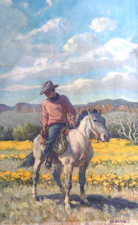 1893-1957 Slow Poke Lithograph by Ray C. Strang