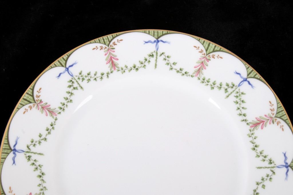 Set 12 Limoges French Fine China Salad Plates