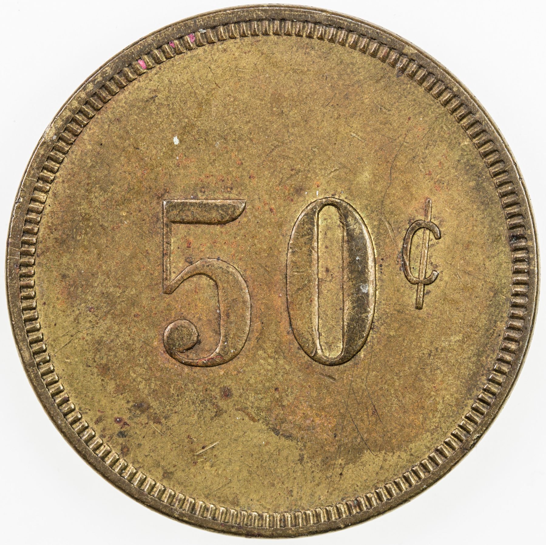 UNITED STATES 50 Cents Token AU UNITED STATES 50 Cents Token AU