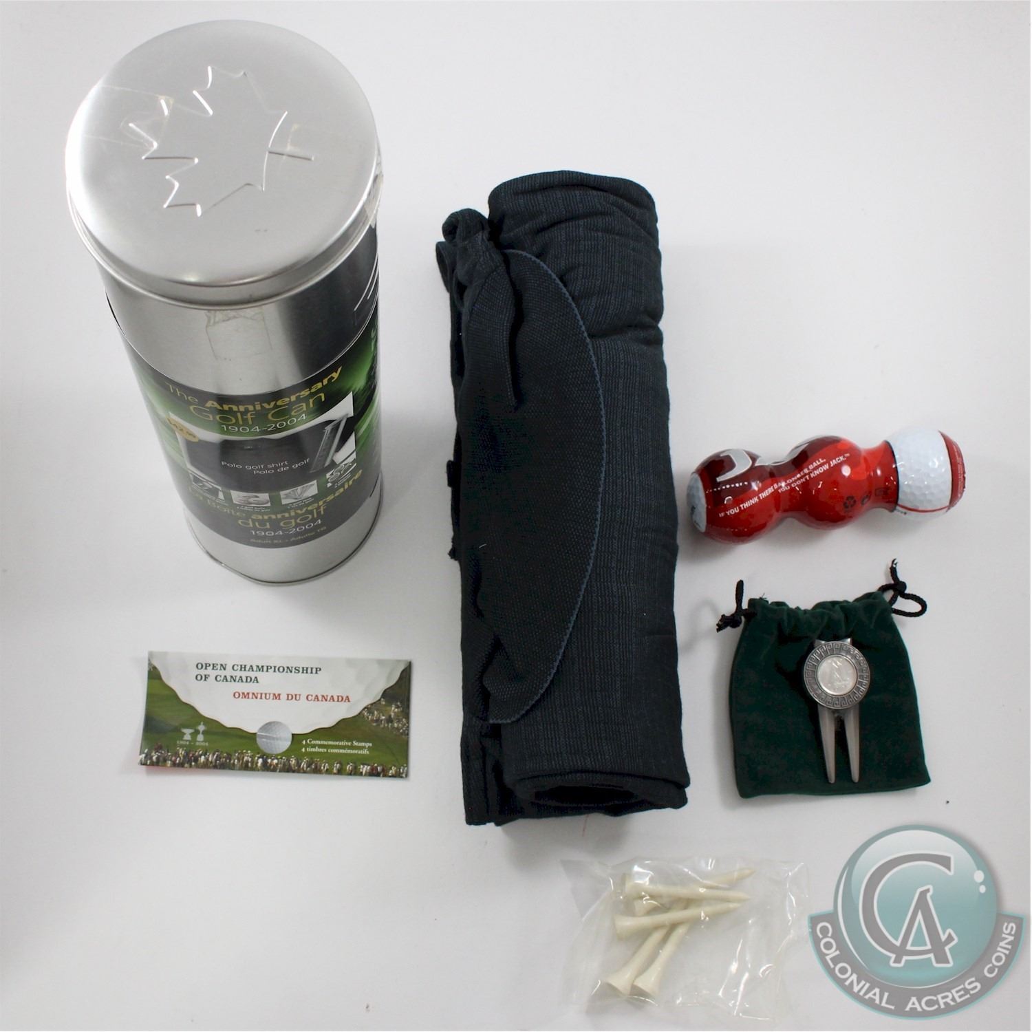 1904-2004 Canada Anniversary Golf Can. This can includes a divot repair ...