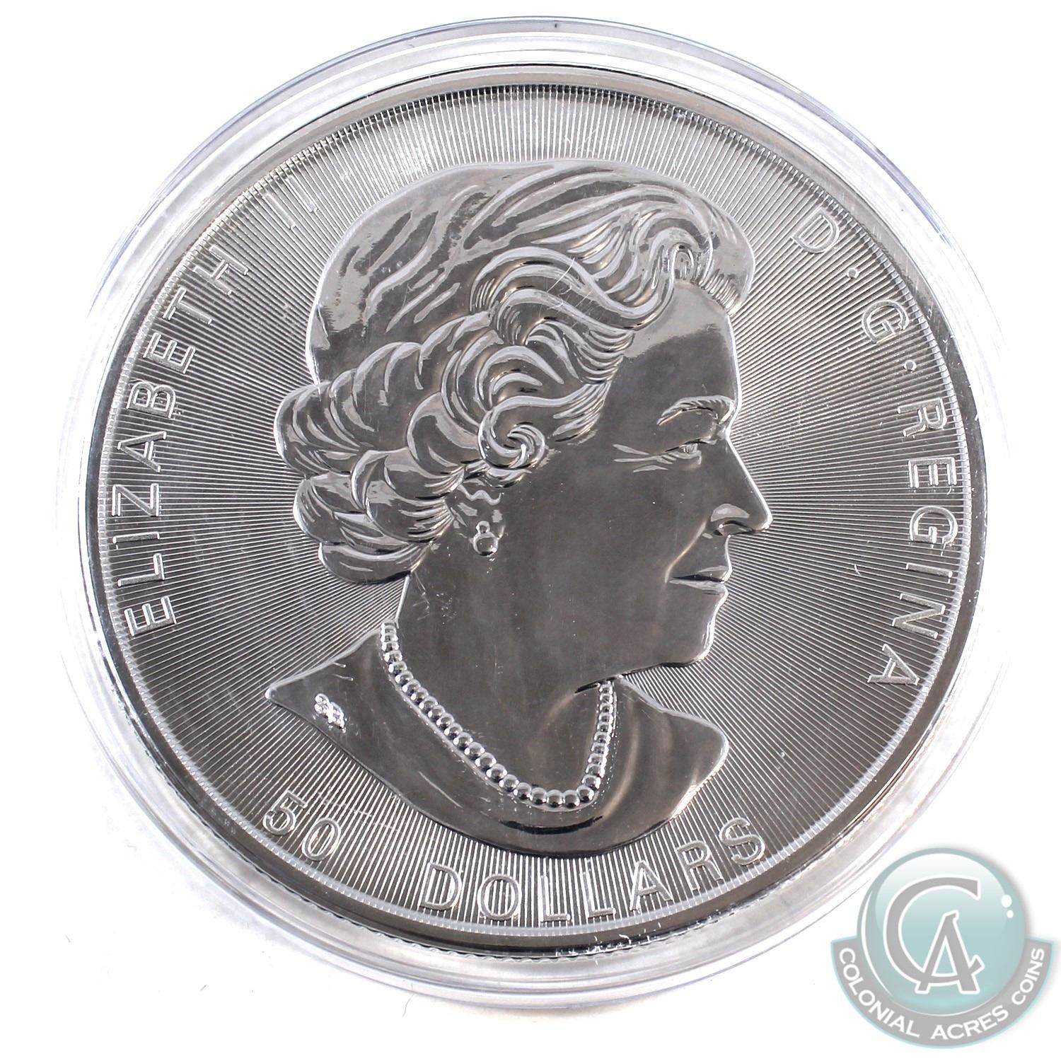 2017 Canada 10oz Magnificent Maple Leaves 10oz .9999 Fine Silver Coin ...