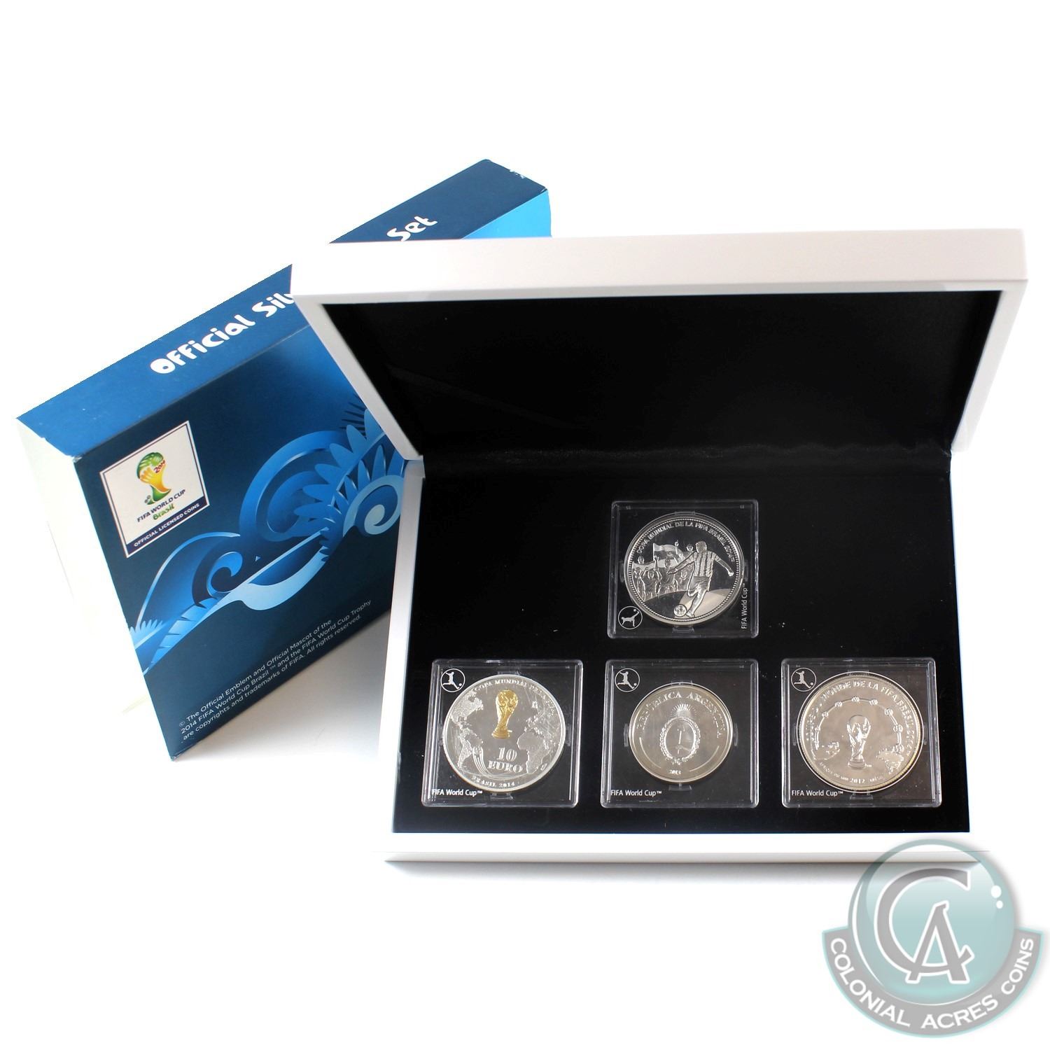 2014 Official Coins of the Fifa World Cup Silver Coin Collection ...