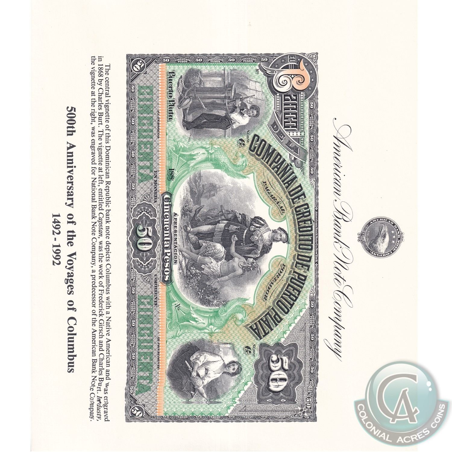 American Bank Note Commemoratives Sovenir Card Album. Contains many ...