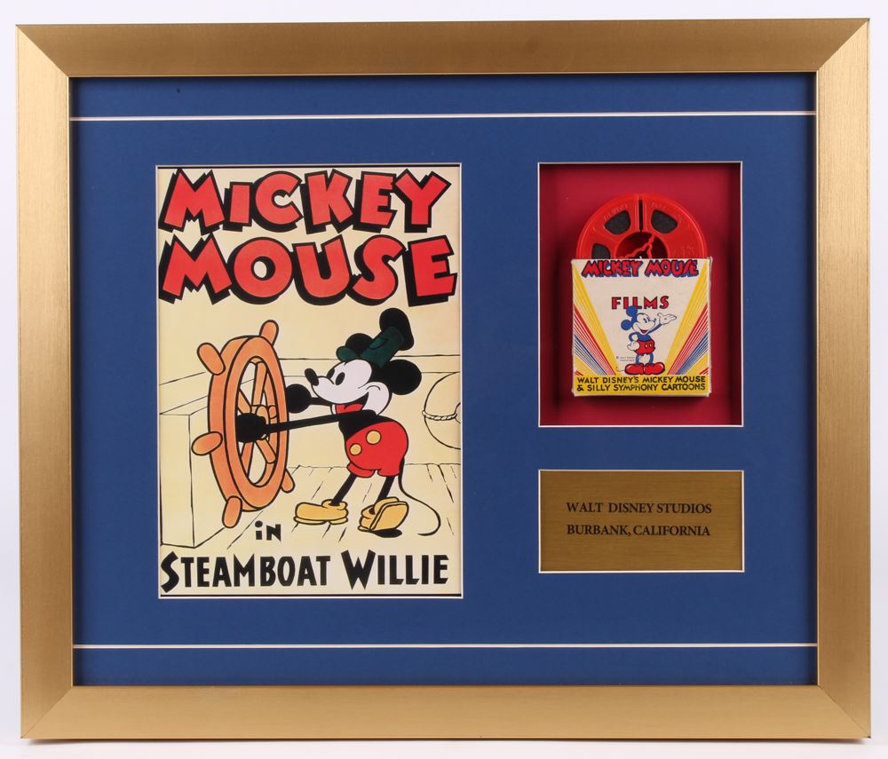 Walt Disney's "Mickey Mouse" 16x19 Custom Framed Film Reel Display