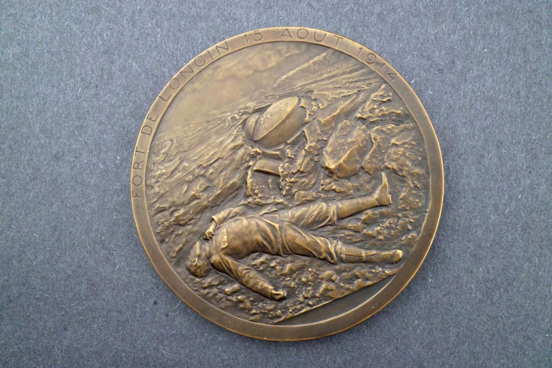 Belgium - Bronze Medal of General Georges Leman 1914