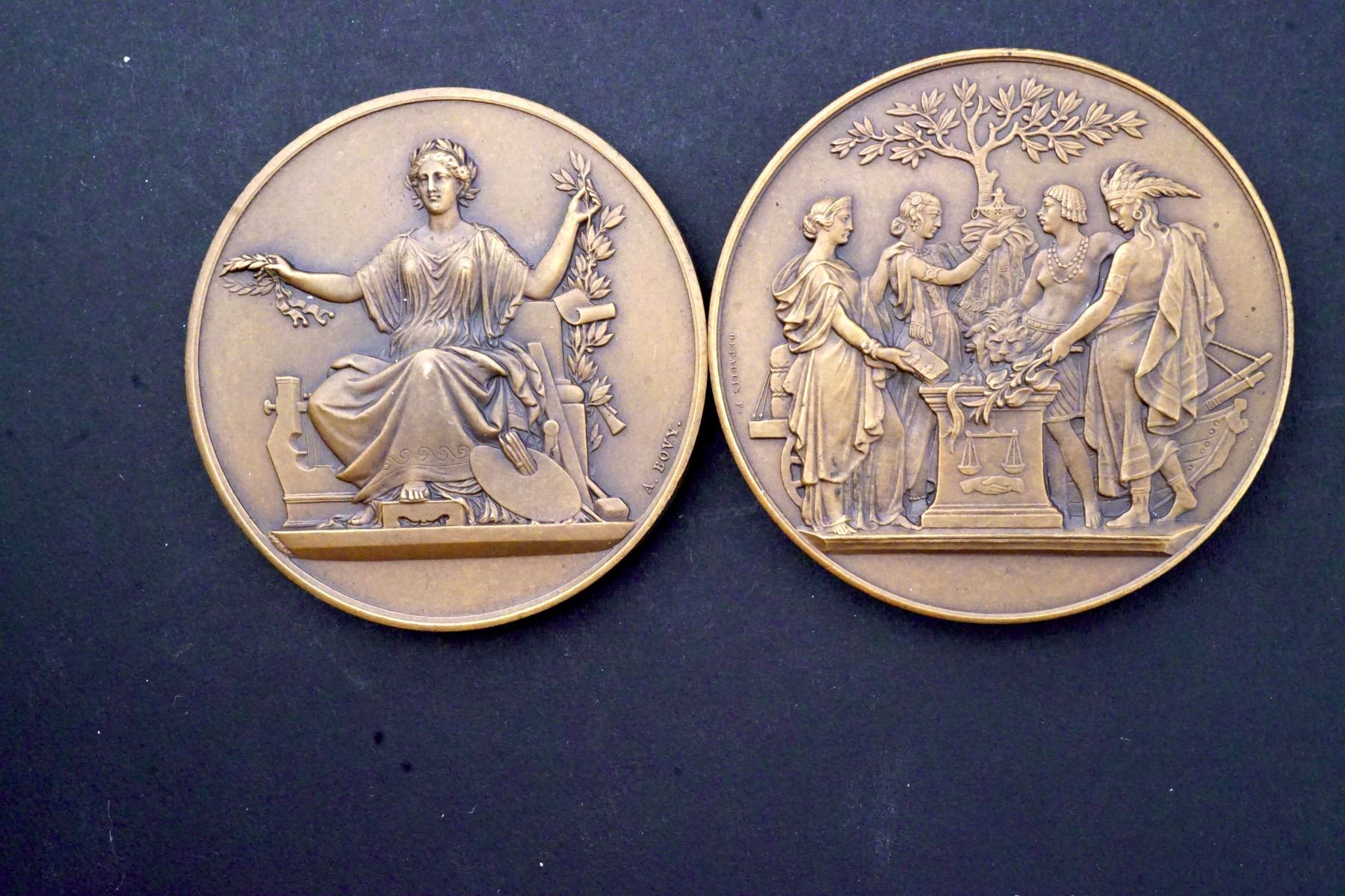 France - Paris Mint - lot of 9 AE Art Medals, Signed by Artists, Late ...