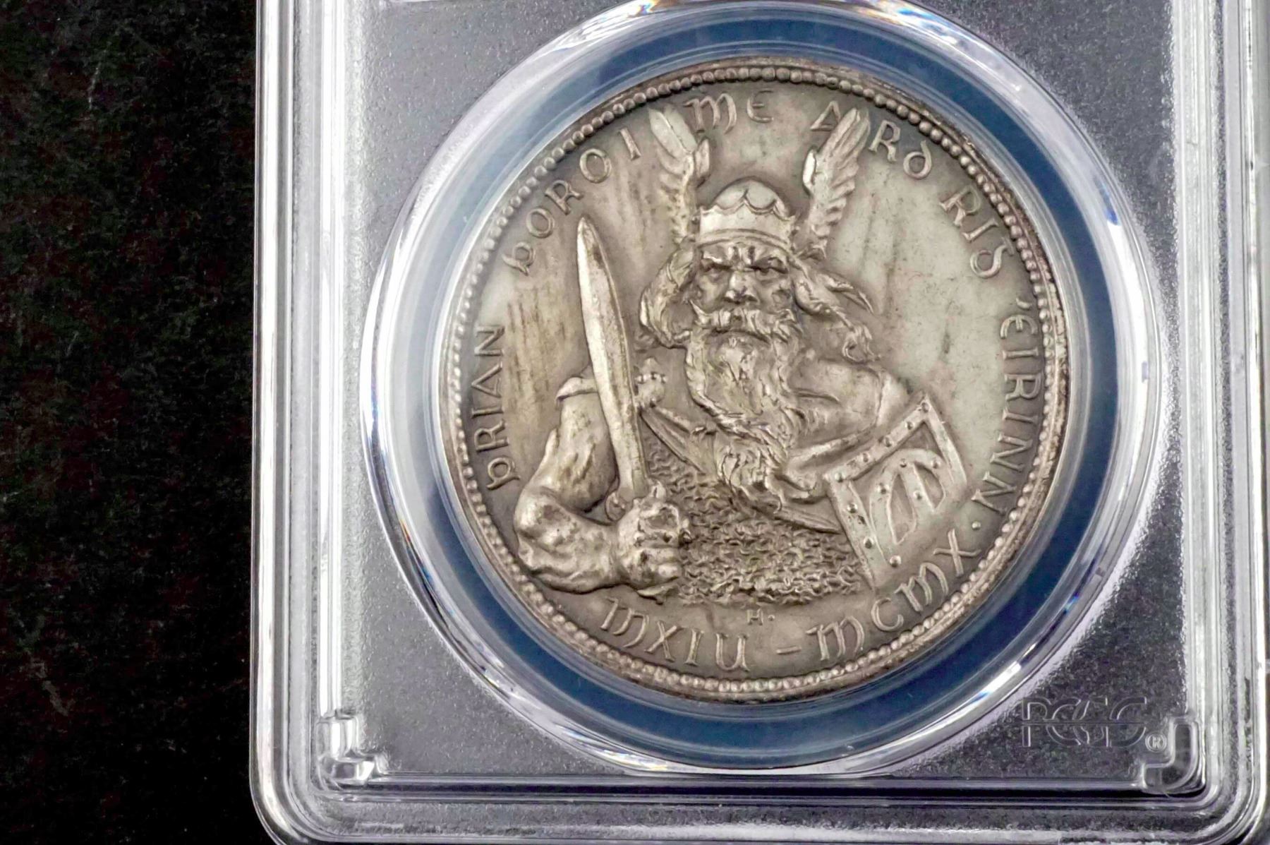 1910 Irish-Am Fantasy Silver Crown, Brian Boru, New York. Ex Rare. PCGS ...
