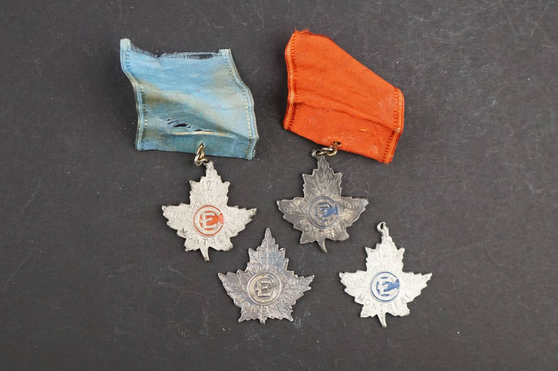 Six Pc - Silver-plate Military Watch Fob + In Honour of our Absent ...