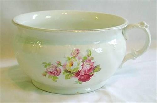 Chamber pot by W. Adams