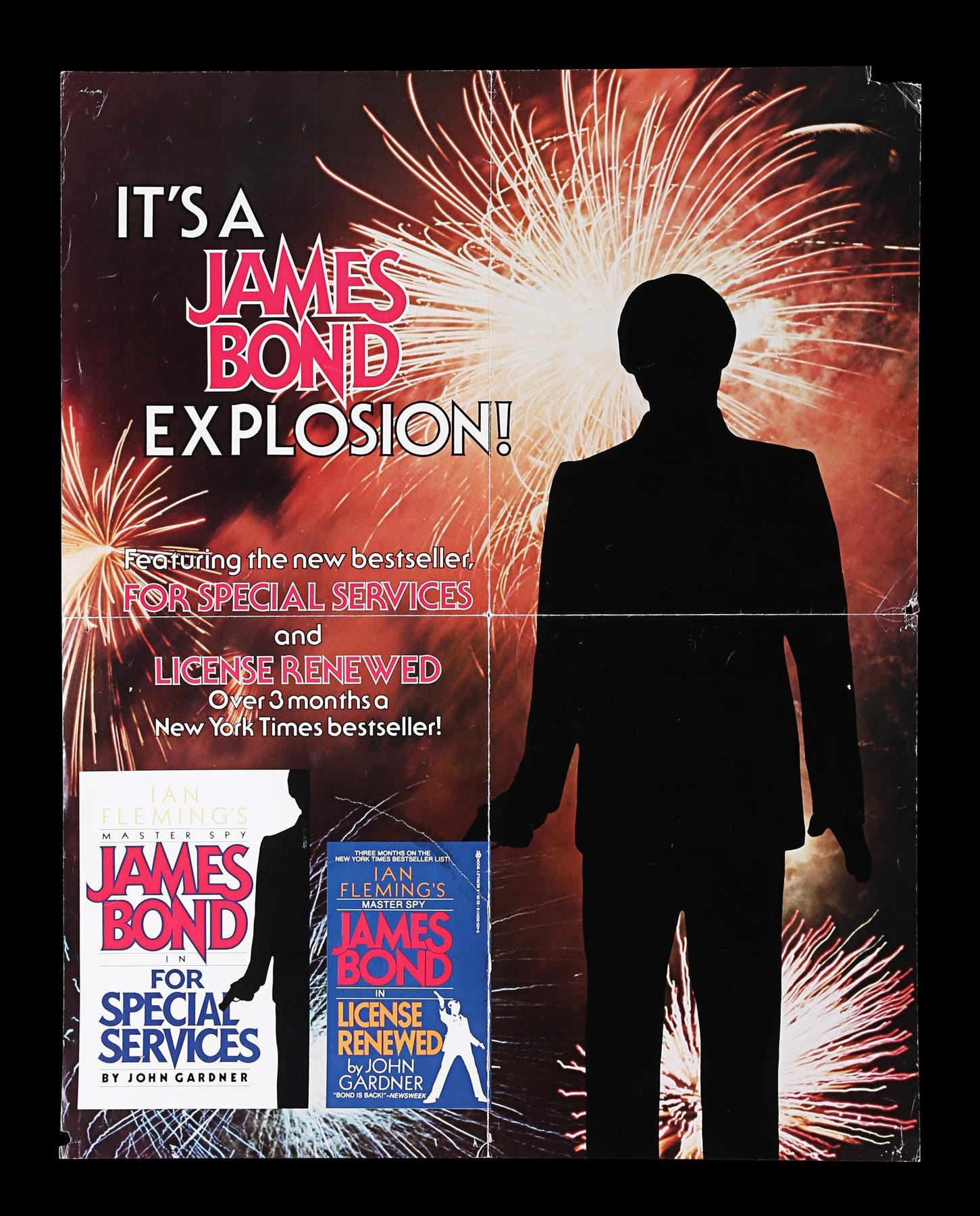 VARIOUS PRODUCTIONS (1962-97) - Four James Bond Commercial Posters, 1982-97