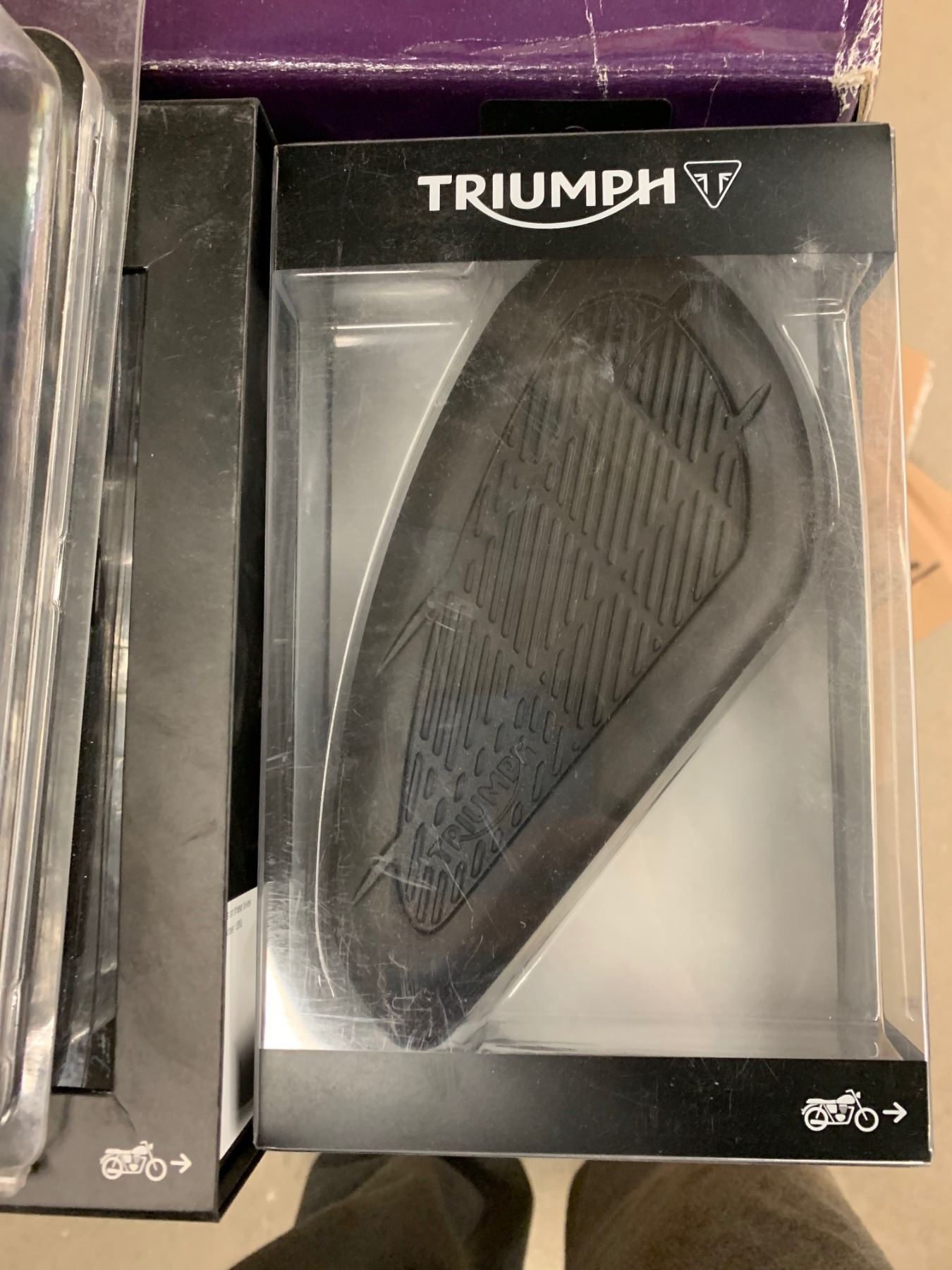 Triumph Tiger Fog Light Kit, BOBBER Knee Pad Kit , Tiger CNC MACHINED ...