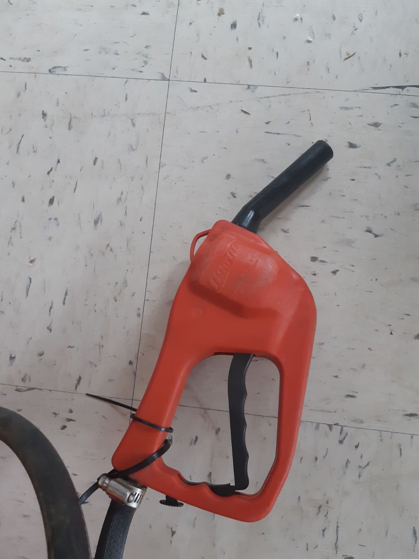 53 Litre/14 Gallon Flo'n Go Portable Gas Tank Dura Max with Hose on Wheels