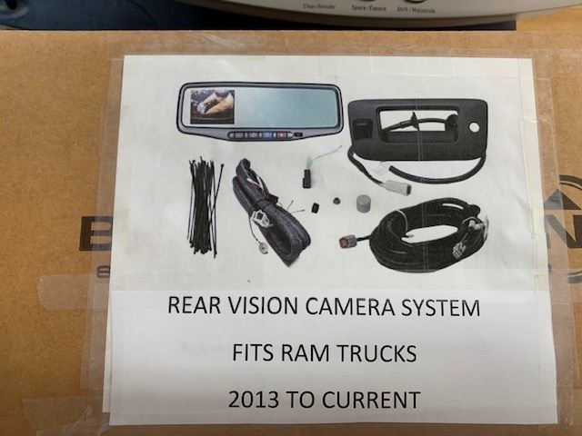 Vision backup camera - fits 2013 to 2019 Ram 1500 DS truck
