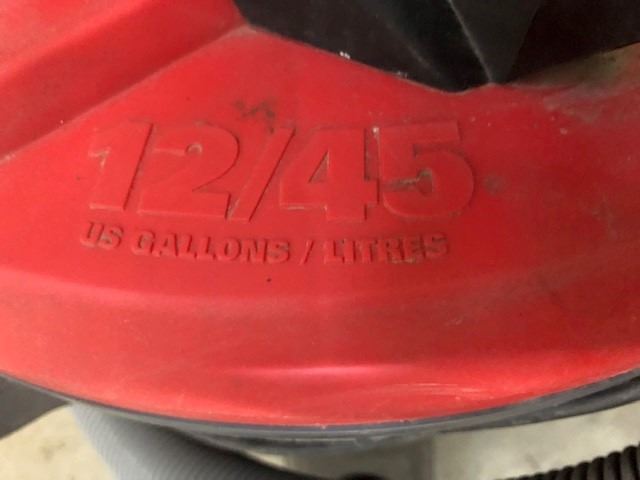 Rigid wet/dry vac model WD06701; Rigid wet/dry vac 45L 5HP model 1200RVO