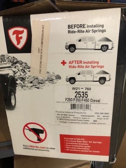 Firestone Ride Rite compressor kit