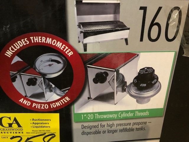 Kuuma Portable Propane Gas Stow N Go 160 Grill with Thermometer and Igniter