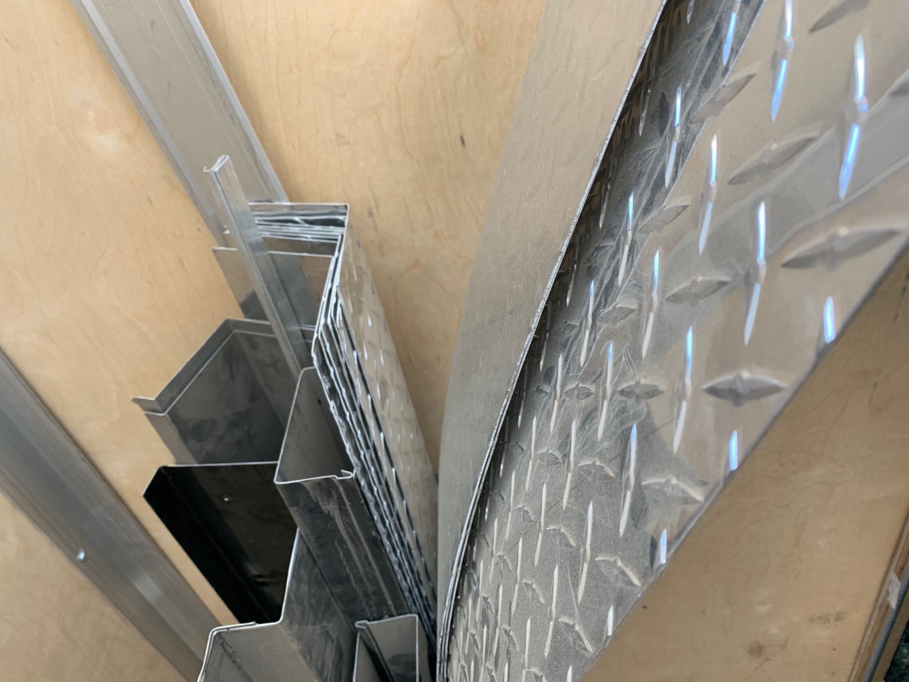 Collection of Sheets of Insulation/Particle Board/Aluminum