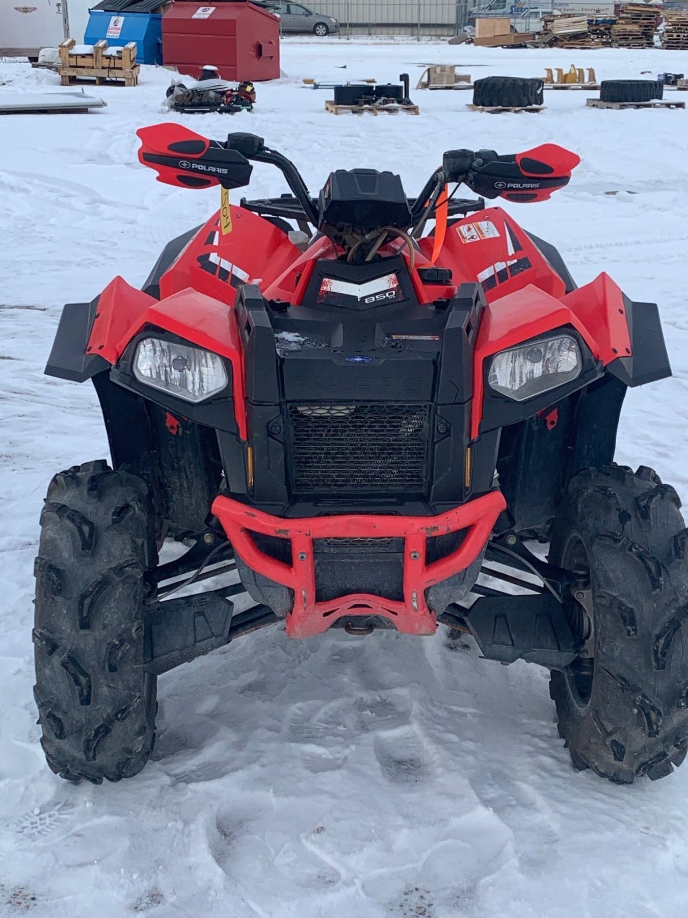 Polaris Scrambler 850 ho. Aftermarket wheel and tire package No keys ...