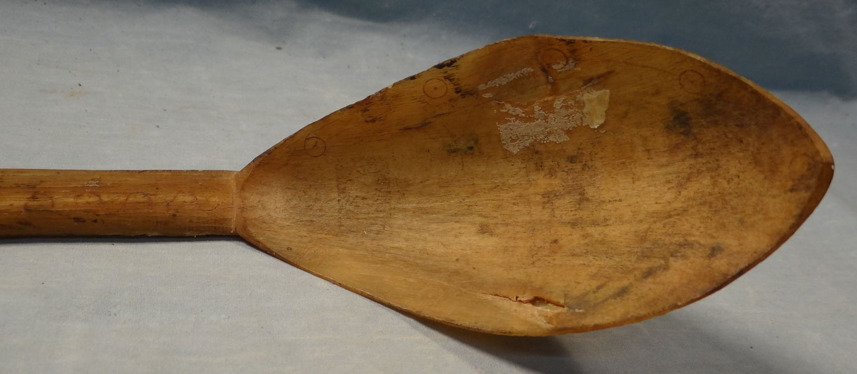 Big Horn sheep horn spoon, 15";