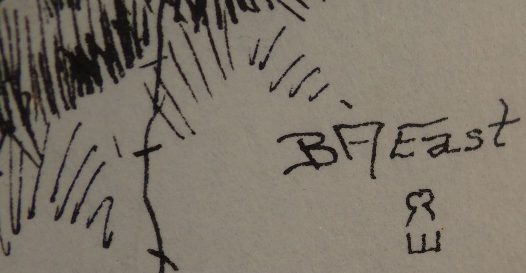 East, Barbara, (Colorado), original pen/ink, 11” x 9.5”