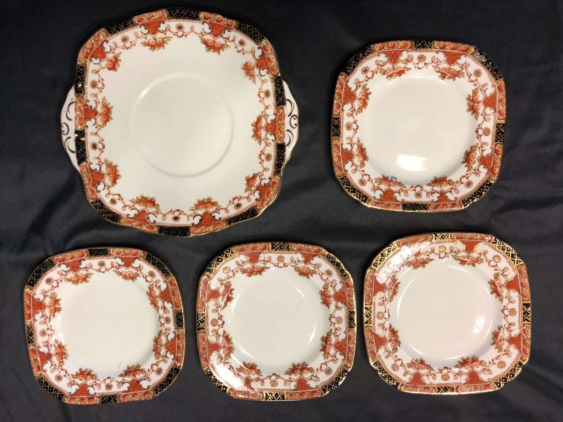 Sutherland China-made in England dessert serving plates and Royal ...