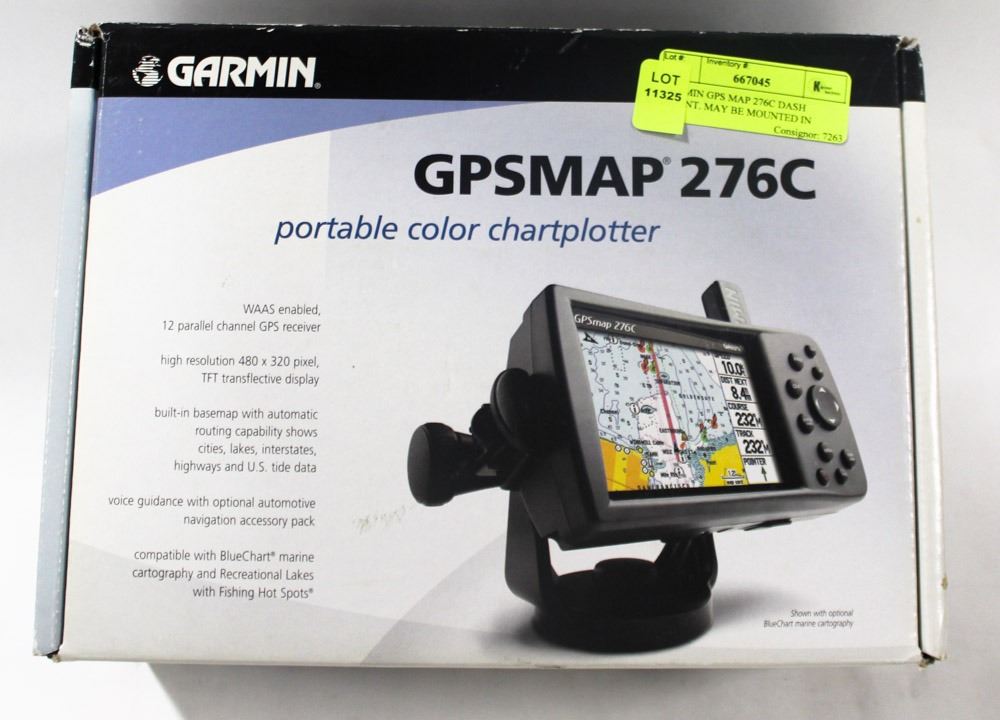 GARMIN GPS MAP 276C DASH MOUNT. MAY BE MOUNTED IN