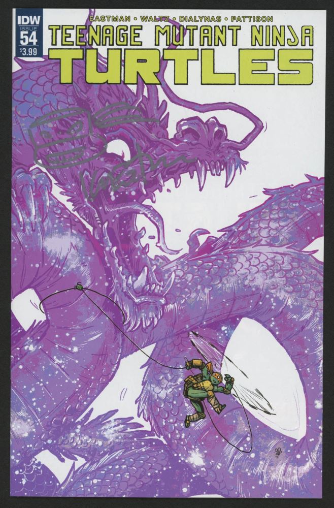 Kevin Eastman Signed Teenage Mutant Ninja Turtles Original Comic Book ...