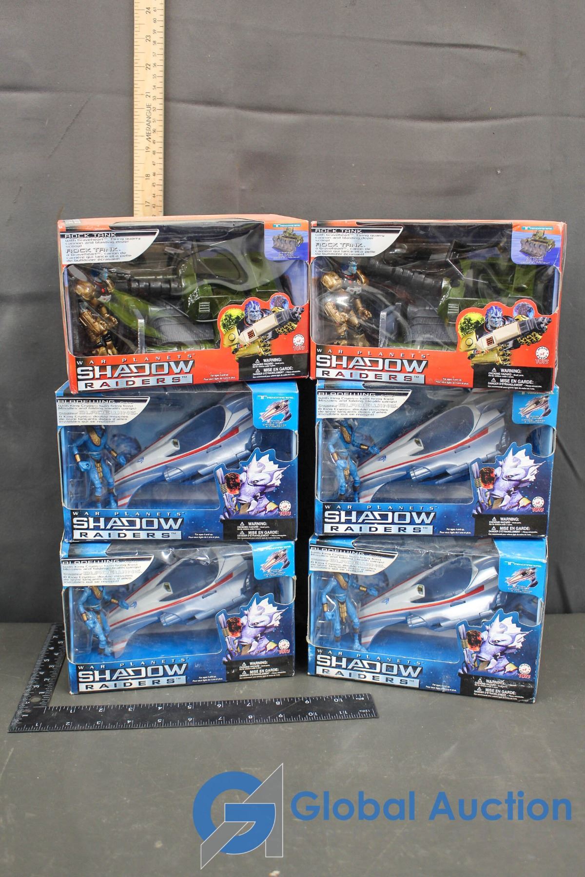 (6) NIB Shadow Raiders Collectibles