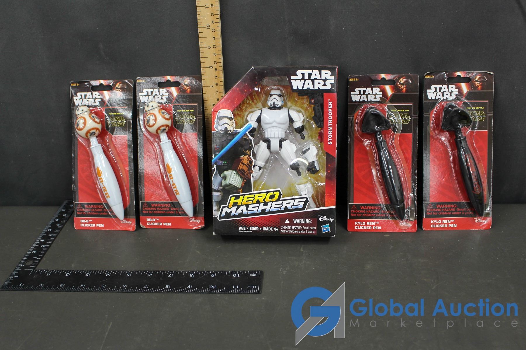 Star Wars Storm Trooper & (4) Clicker Pens