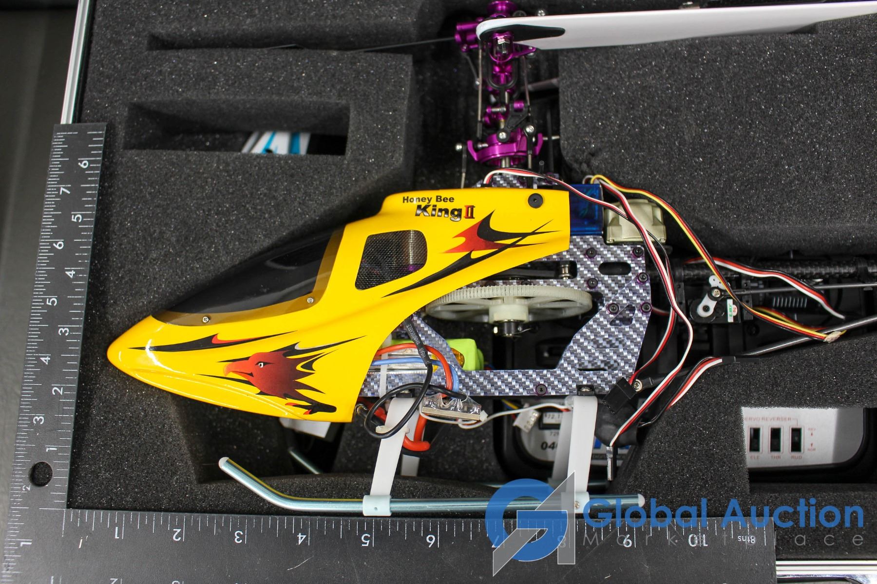 Honey Bee King II E-Sky Carbon Fiber Helicopter