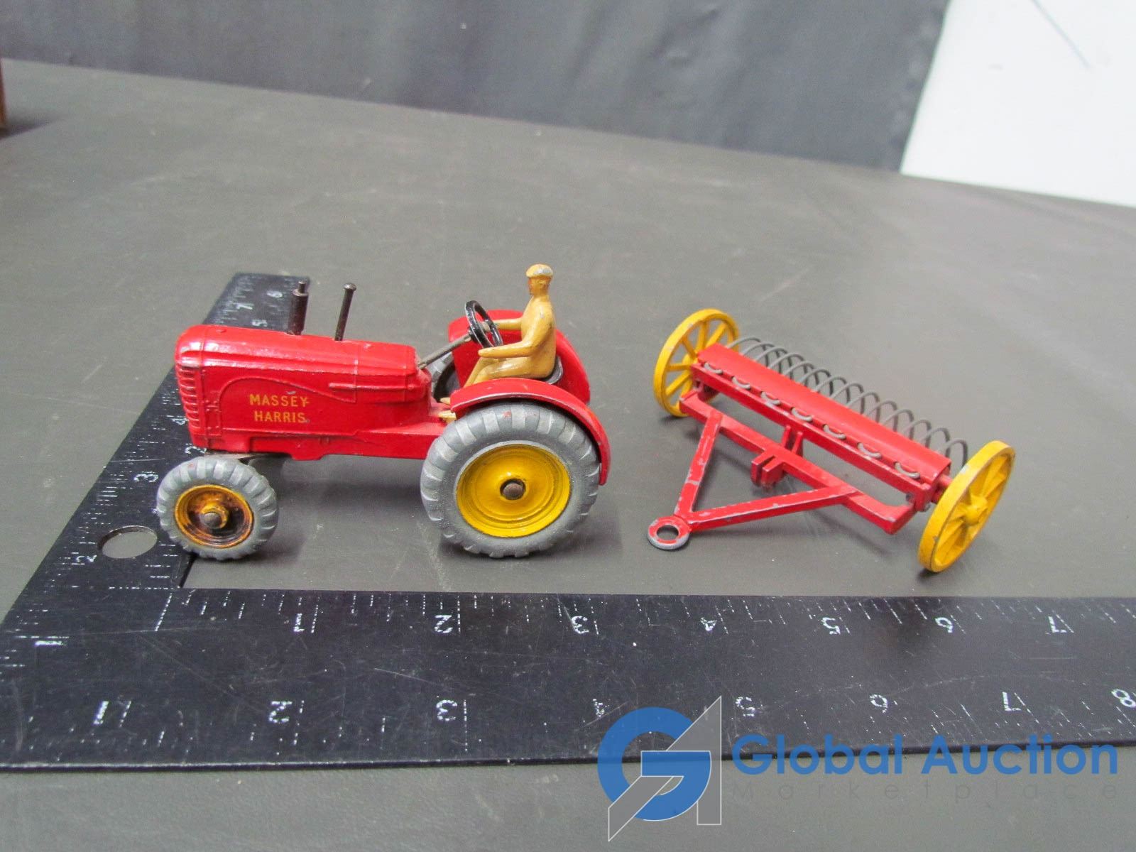 Dinky Massey Harris Tractor & Rake