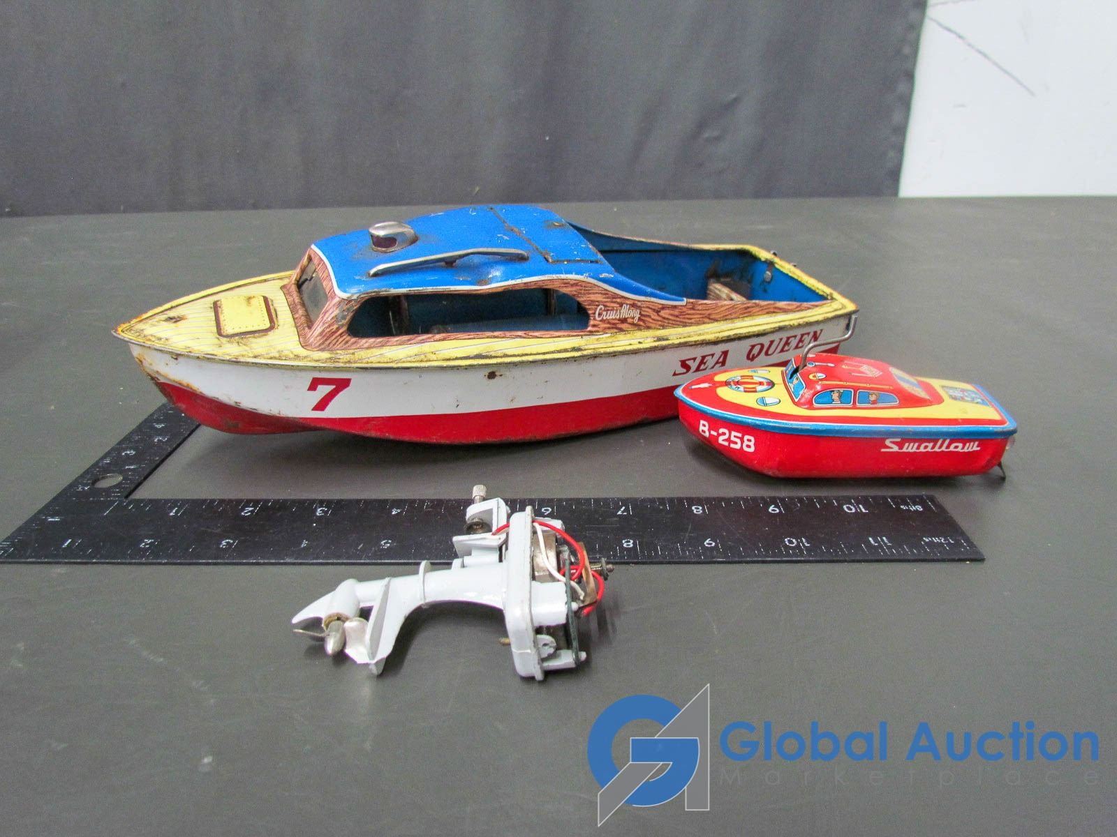 (1) Large & (1) Small Tin Boats