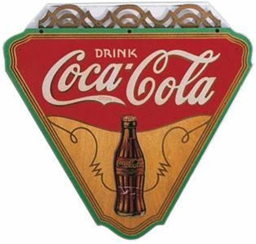Coke triangle sign