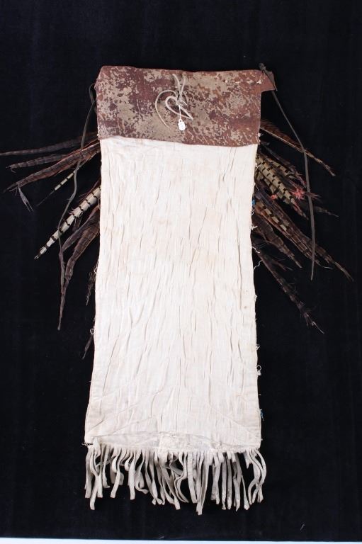 Northern Plains Beaded Pheasant Breech Clout 1900