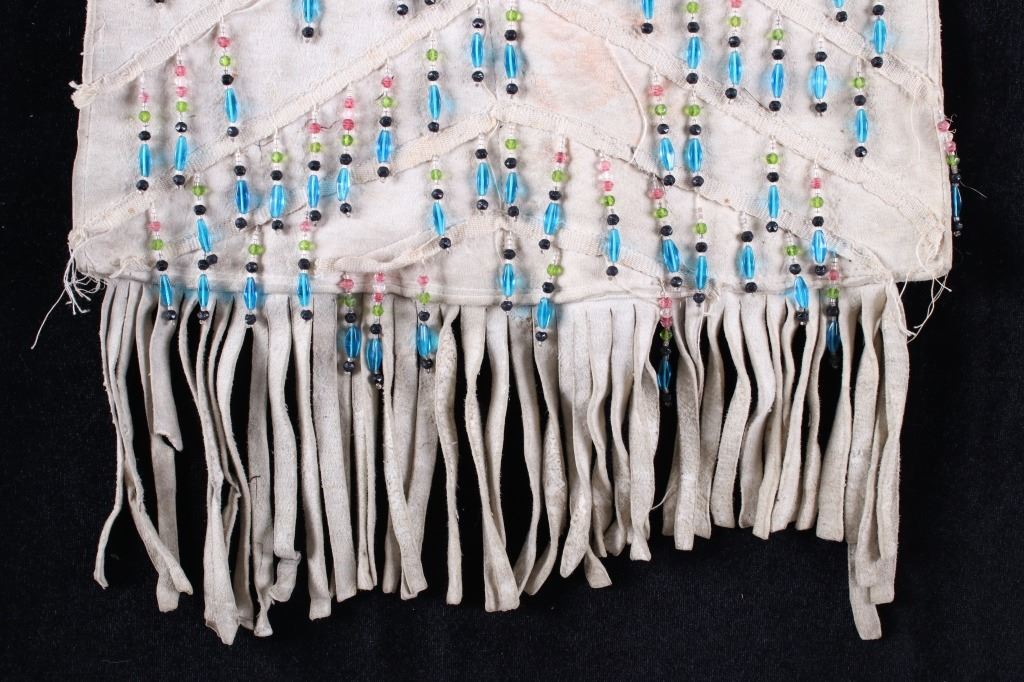 Northern Plains Beaded Pheasant Breech Clout 1900