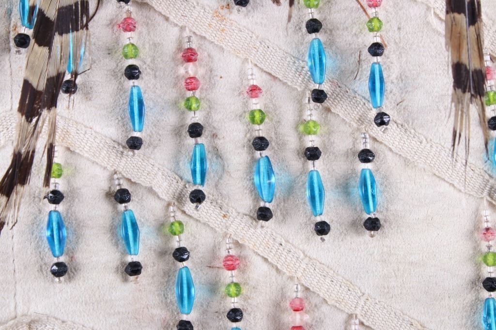 Northern Plains Beaded Pheasant Breech Clout 1900