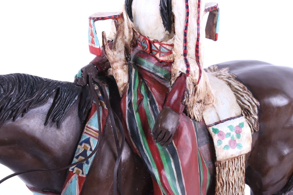 Pat Mathiesen Original Bronze "Crow Fair" RARE