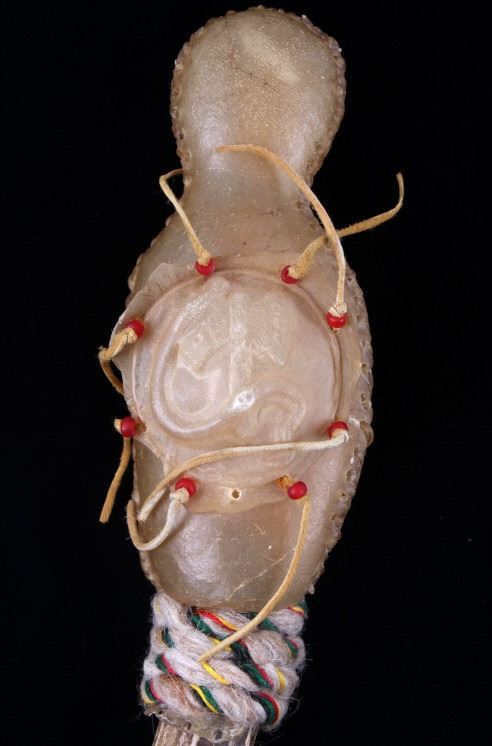 Native American Rawhide & Antler Dance Rattle