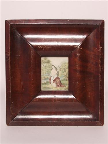 Antique Baxter Print in Antique Frame