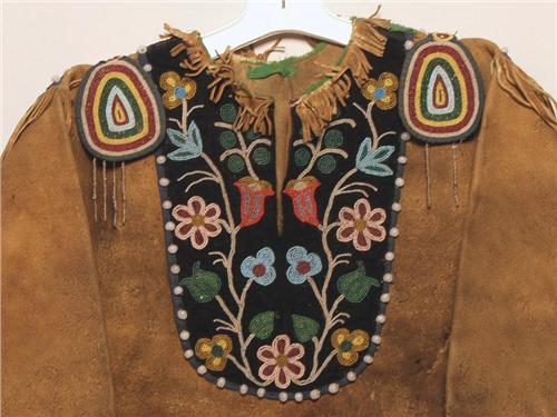19Th C. Cree Beadwork Jacket