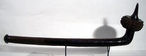 A SUPERB AND EARLY FIJIAN WAR CLUB (totokia),c.19