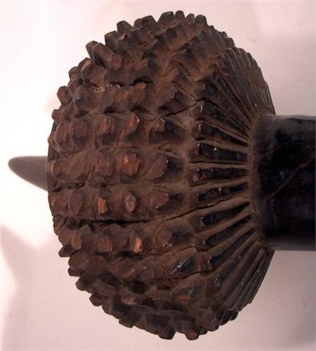 A SUPERB AND EARLY FIJIAN WAR CLUB (totokia),c.19