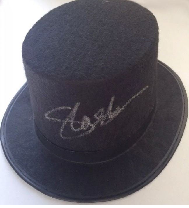 Guns N Roses Slash signed hat JSA