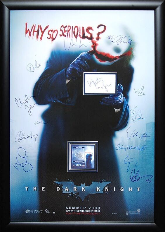 Batman Signed Movie Poster