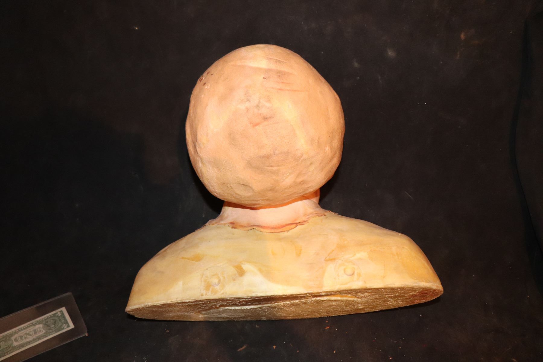 THE HILLS HAVE EYES BIG BRAIN MUTANT HEAD APPLIANCE ON LIFE CAST BUST