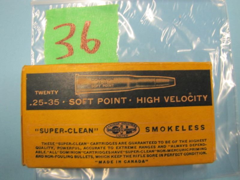 collector box Cil 25 - 35 ammunition 19 rounds