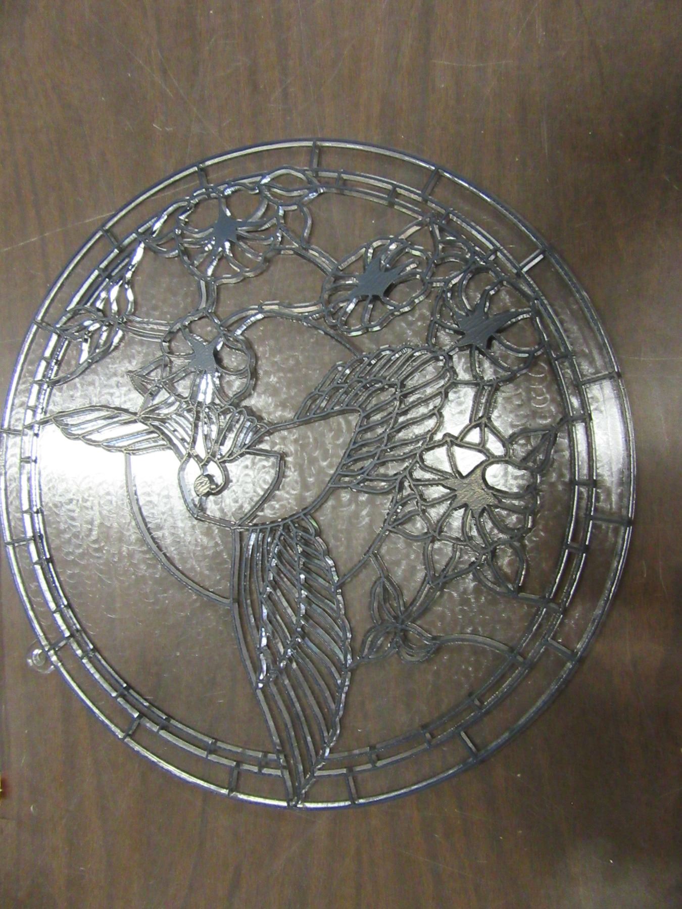 ESTATE - HUMMINGBIRD STAINED GLASS CRAFT KIT