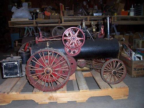 1/4 SCALE HOMEMADE MODEL STEAM TRACTOR
